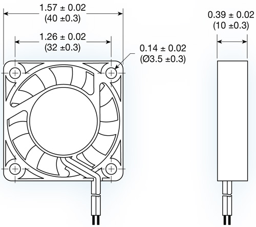 MA4010H05C2-RSR Mechatronics, Inc DC Axial Fan|CDIWEB